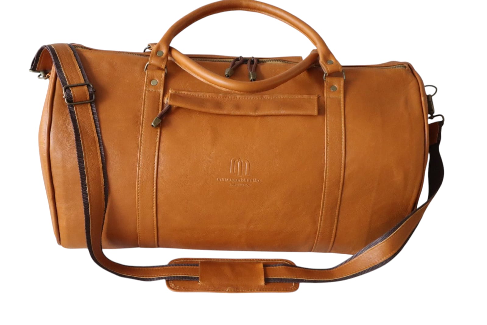 Plain Brown Buffel Leather Bag – Classic Everyday Carry | Marcus Mkhasibe